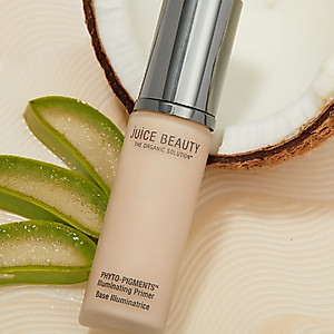 Juice Beauty Phyto-Pigments Illuminating Primer - 01 Luminous - 30 mL - Smooths Fine Lines, Evens Skin Tone + Blurs Imperfections - Silicone Free - Vegan, Cruelty Free