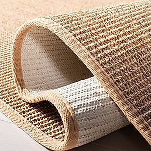 MARTHA STEWART Collection by SAFAVIEH 9' x 13' Beige MSR9501B Farmhouse Sisal & Jute Area Rug