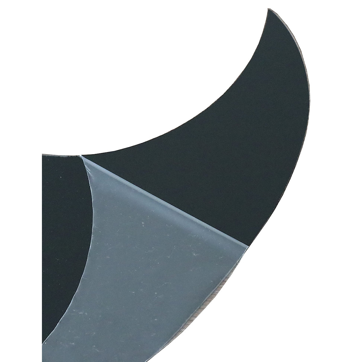 Metallor Acoustic Guitar Pickguard Anti-Scratch Guard Plate Perfect Replacement, Self Adhesive Tear or Water Drop Shape Pick Guards Various Color, Cool Guitar Accessories Gifts (Black)