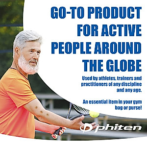 Phiten Titanium Power Tape Discs - Round Disc Shaped Water-Resistant Athletic Tape for Muscle, Knee, Elbow, Shoulder, and Joint Support - Professional Sports Therapeutic Athletic Tape - 70 Pieces