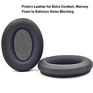 ANC7 ANC7B Earpads - defean Replacement Ear pad Cushion Cover Pillow Compatible with Audio-Technica ATH-ANC7 ATH-ANC7b Headphones, Softer Protein Leather, High-Density Noise Cancelling Foam