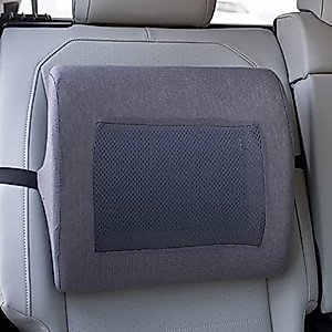 GForce Office Chair, Adjustable, Comfort, Low/Mid Support, in Black Cooling Gel Memory Foam Back Cushion