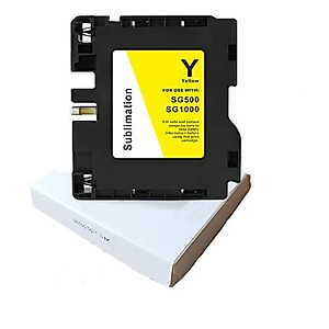 VC Sublimation Ink Cartridge Compatible for Sawgrass Virtuoso SG500 SG1000 Printer (1Black, 1 Cyan, 1 Magenta, 1 Yellow, 4-Pack, with Latest Upgrade Chips Version 3.3)