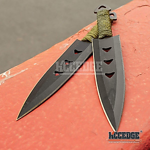 KCCEDGE BEST CUTLERY SOURCE Tactical Knife Survival Knife Hunting Knife 6pcs Fixed Blade Knife Set Razor Sharp Edge Camping Accessories Camping Gear Survival Kit Survival Gear Tactical Gear 52593