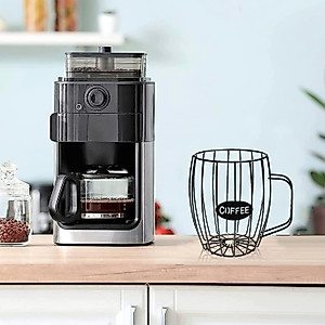 K Cup Holder and Coffee Pod Holder, K Cup Organizer, Large Capacity K Cup Holders, Coffee Pod Storage for Counter Kitchen Cafe Bar (Black)