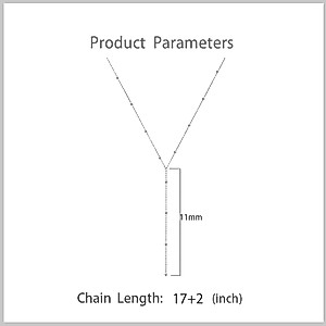 Ball Bead Y Necklace for Women Girls Silver Plated Fashion Choker Chain Drop Adjustable Hypoallergenic Simple Jewelry 17 Inch (Sliver)