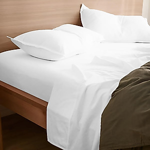 Kotton Culture 1000 Thread Count Sheet Set 4 Piece 100% Egyptian Cotton Luxurious Breathable Soft Cooling Cotton Sheets with 15" Deep Pocket Snug Fit Smooth Sateen Weave (White, Full)