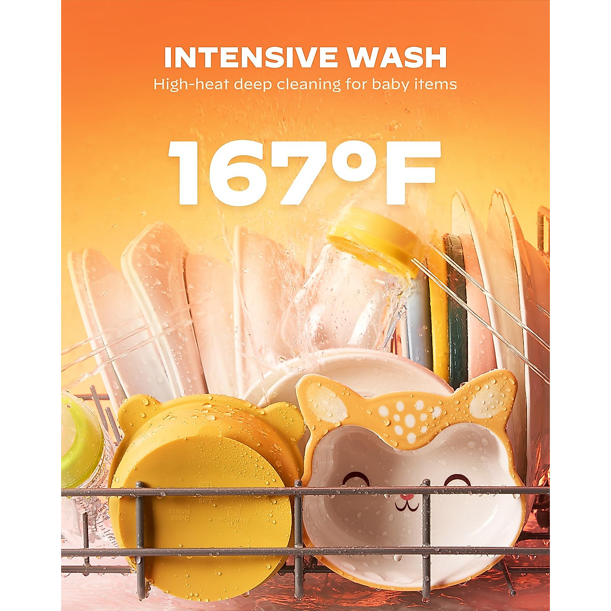 Silonn Portable Countertop Dishwasher, Mini Dishwasher with 5L Water Tank for Apartments/RVs No Hookup Needed, Dish washer with 6 Wash Programs 4 Place Settings 360° Triple Spray System & Auto Air Dry