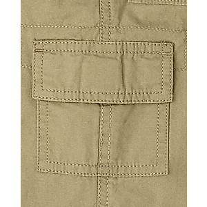 The Children's Place Baby Boys and Toddler Boys Pull On Slim Cargo Pants, Flax, 4T