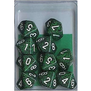 Chessex Dice Sets: Recon Speckled - Ten Sided Die d10 Set (10)