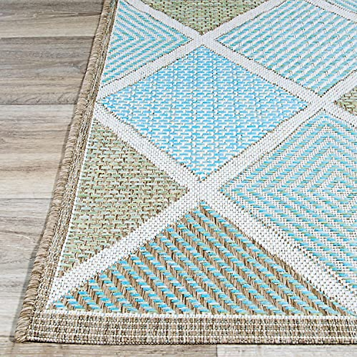 Couristan 2470/2007 Monaco Meridian Area Rugs, 2-Feet by 3-Feet 7-Inch, Multi