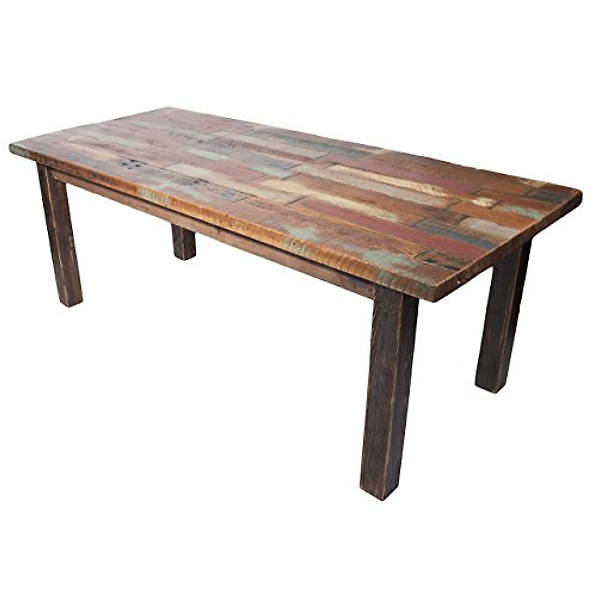 Reclaimed wood dining table