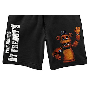 Bioworld Five Nights At Freddy's Freddy Fazbear Boy's Short Sleeve Shirt & Lounge Shorts Combo Set-XXL