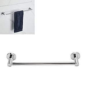 Retractable Towel Racks for Bathroom, 2PCS Stainless Steel Bath Towel Holder Adjustable Towel Bar Wall Mount Towel Rail Single Towel Bar Rod Silver