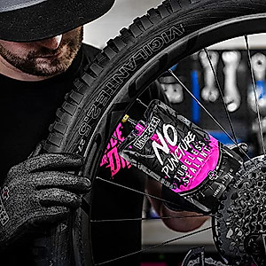 Muc Off No Puncture Hassle Tubeless Sealant, 1 Liter - Advanced Bicycle Tyre Sealant with UV Tracer Dye that Seals Tears and Holes Up to 6mm