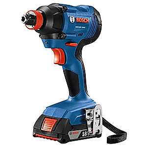 BOSCH GDX18V-1600B12 18V 1/4 In. and 1/2 In. Two-In-One Bit/Socket Impact Driver Kit