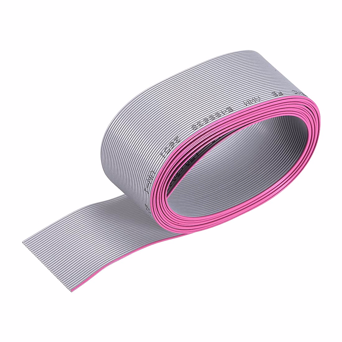 uxcell Flat Ribbon Cable Wire 2m/6.6ft Length 1.0mm Pitch 34 Pins Gray for AWM 2651 Connecting