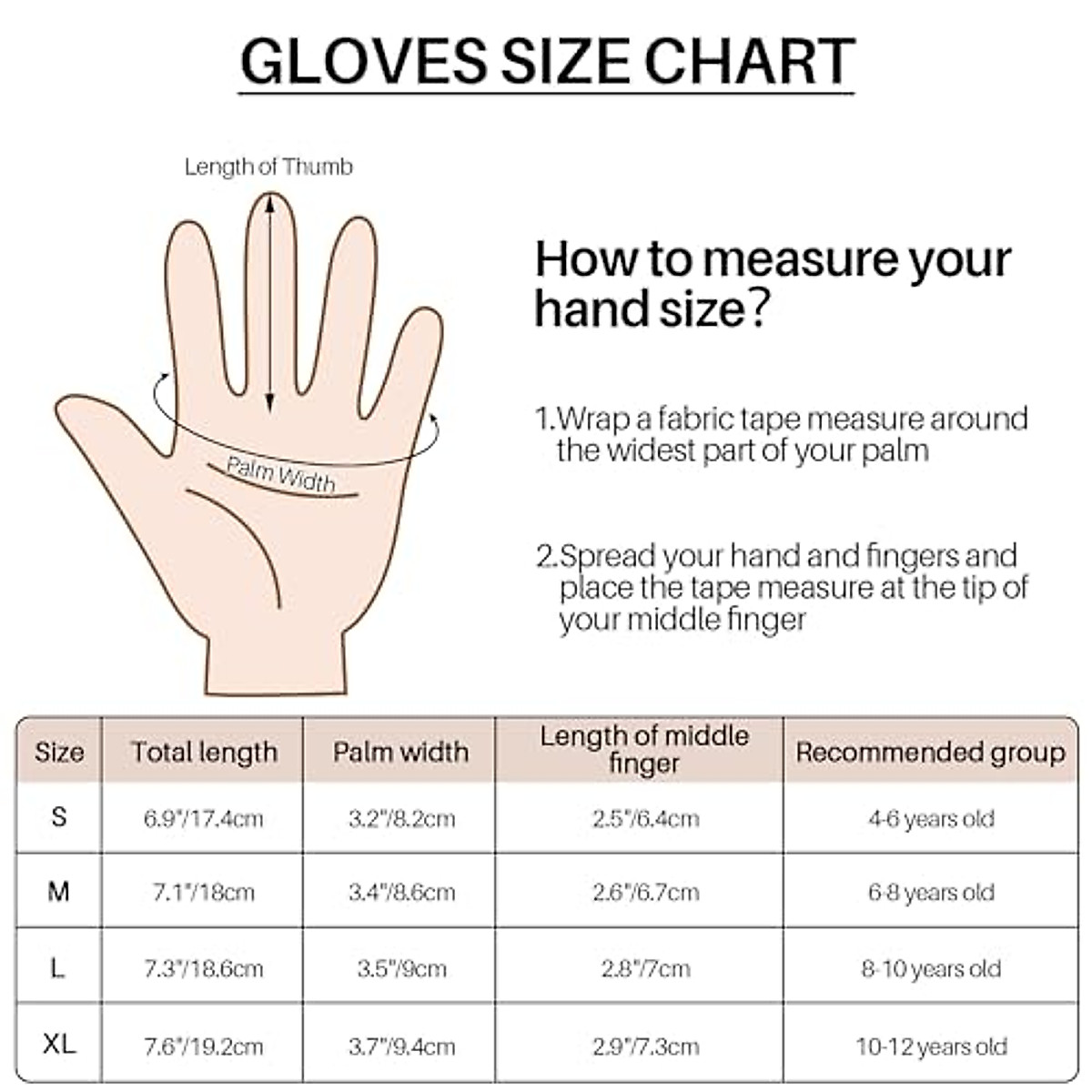 JIAN YA NA Winter Kids Touch Screen Gloves: Waterproof Fleece Warm Mittens Running Soccer Rugby Sports Finger Gloves for 8-10 Years Old Kid Youth Black