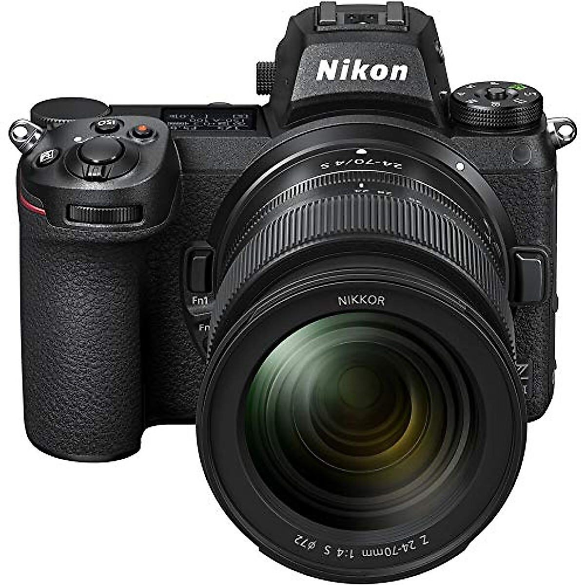 Nikon Z7 II Mirrorless Camera with 24-70mm f/4 Lens (1656) + 64GB Memory Card + Bag + Card Reader + Flex Tripod + Hand Strap + Memory Wallet + Cap Keeper + Cleaning Kit (Renewed)