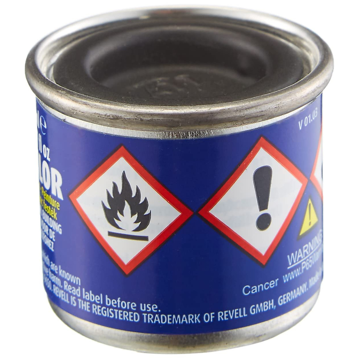 Revell Enamels 14ml Tar Black Matt Paint