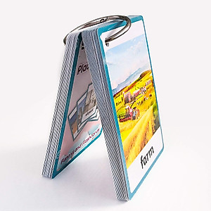 30PCS/Set Places&Building Kids Gifts English Flash Cards Pocket Card Educational Learning Baby Toys for Children Pre-Kindergarten