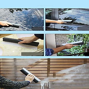 Acxico 2 PCS Professional Auto Care Quick-drying Wiper Vacuum Car Auto Flexy Blade Cleaning Vehicle Windshield