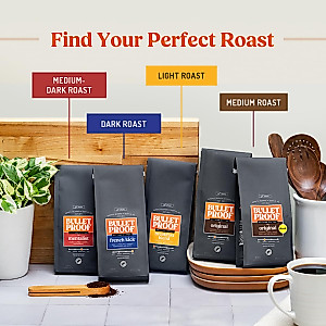 Bulletproof Original Medium Roast Ground Coffee, 12 Ounces (Pack of 3), 100% Arabica Coffee Sourced from Guatemala, Colombia & El Salvador