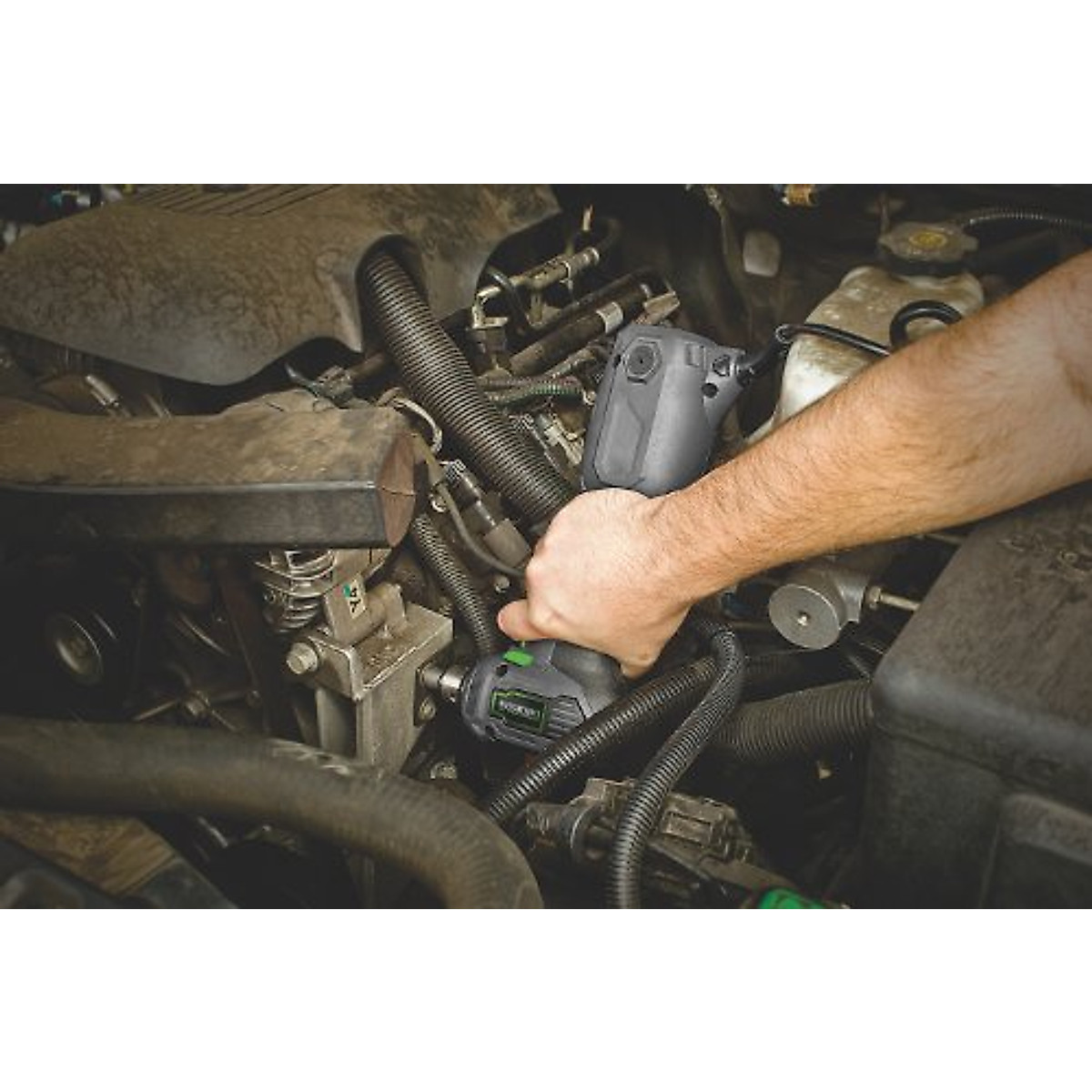 Genesis GCQD38A 3.5 Amp 3/8" Variable Speed Close-Quarter Drill with Non-Slip Grip