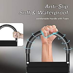 Hearvo Bed Rail - Bed Rails for Elderly Adults -with Storage Pocket & Anti Slip armrest - Bed Railings for Seniors & Surgery Patients - The Bed Cane Fits Any Bed