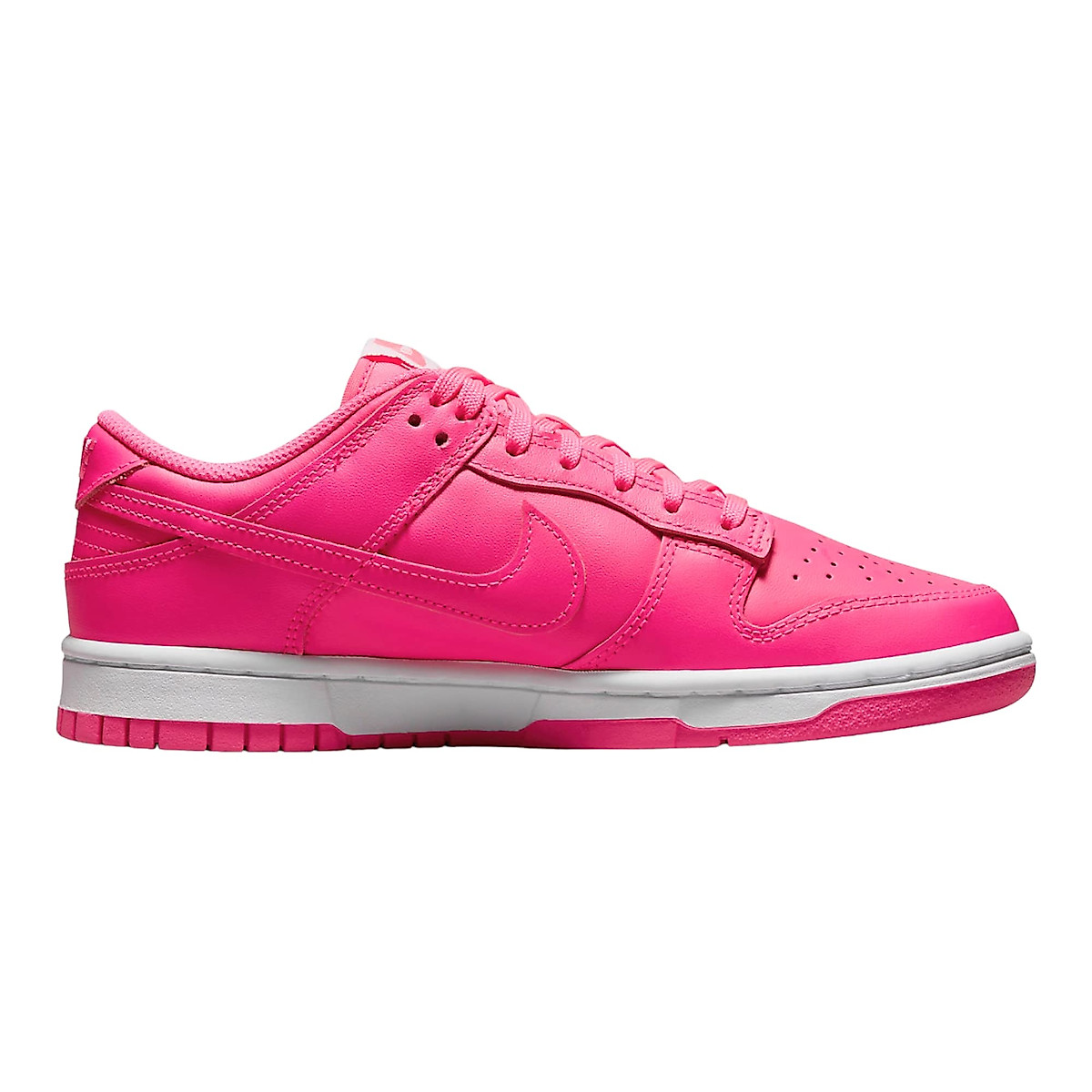 Nike Women's Dunk Low Shoes, Hyper Pink/White/Hyper Pink, 7.5