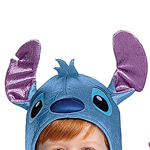 Disguise Stitch Costume for Kids, Officially Lilo and Stitch Costume Jumpsuit and Headpiece, Toddler Size Medium (3T-4T) Multicolored