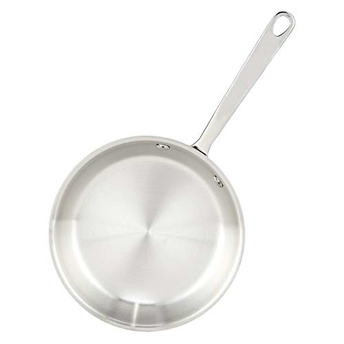 AmazonCommercial Tri-Ply Stainless Steel Fry Pan, 8 Inch