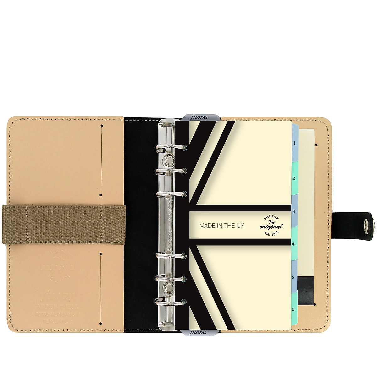 Filofax 17-022386 Original Personal Organizer, Bible, Beige, Genuine Imported Product