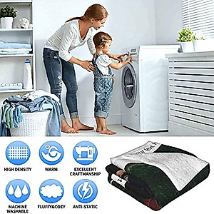 iBedding Personalized Birthday Gifts Custom Blanket Photo Blankets Using My Own Photos for Daughter,Son