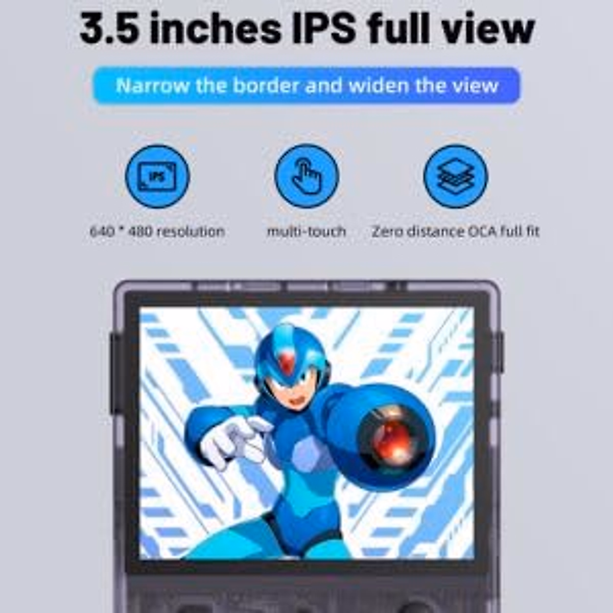 RG353V Retro Handheld Game Console - Dual OS Android 11 and Linux - 64Gb TF Card Pre-Installed with 4452 Games - Handheld Emulator 3.5 IPS Screen 3200 Mah Battery. Plug & Play Video Games (RG353V-Purple)