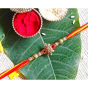 Premium Designer Rakhi for Brother Multicolor Beautiful & Designer Thread Raksha Bandhan Rakhi for Loving Brother Bhai | Rakhi for Small Brother (Lucky Turtle)