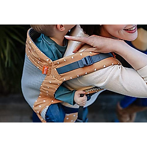 Beco Toddler Carrier with Extra Wide Seat - Toddler Carrying Backpack Style and Front-Carry - Lightweight & Breathable Child Carrier - Toddler Sling Carrier 20-60 lbs (Cool Brick Heart)