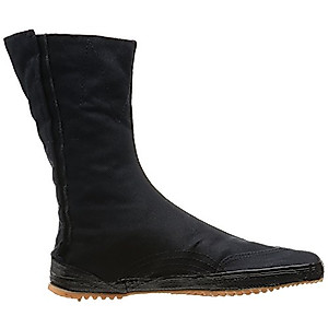 Marugo Kaisoku Japanese Tabi Shoes Black with 10 Clips