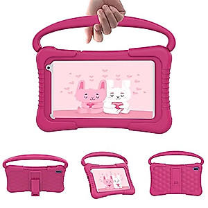 BYANDBY Tablet for Kids, 7 inch Tablet, Android 11 OS, 2GB+32GB ROM, Safety Eye Protection Screen, WiFi, Bluetooth, Dual Camera, Parental Control APP, Educational, Games, Tablet with Shockproof Case