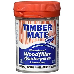 Timbermate Wood Filler, Water Based, 8oz, Natural