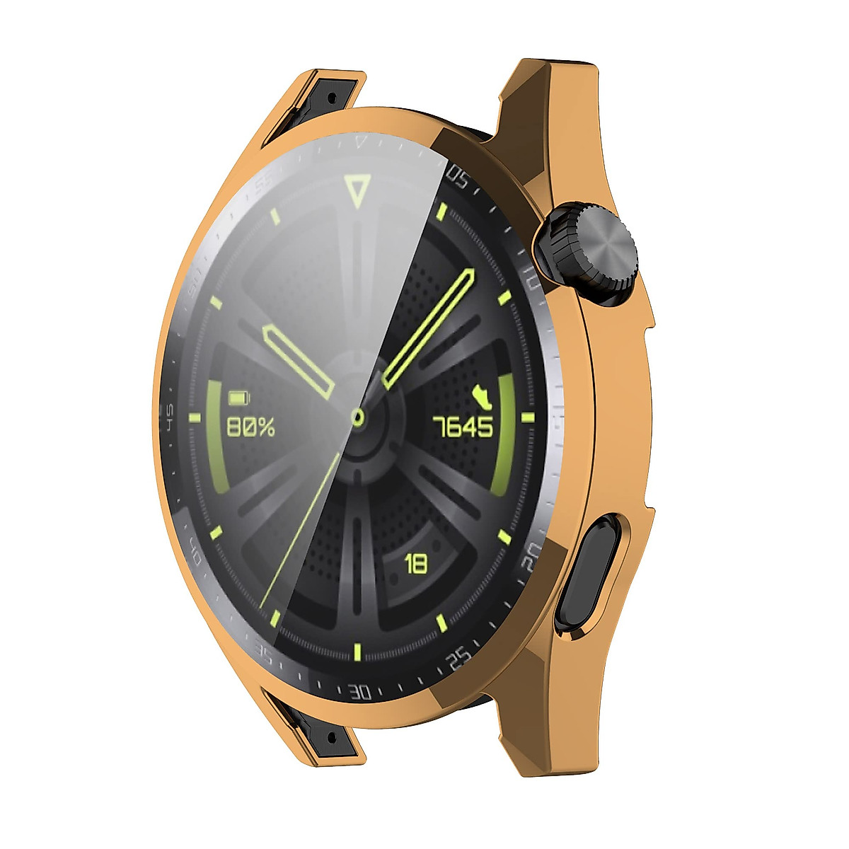 Screen Protector Cases Compatible with Huawei Watch GT3 Soft TPU Case Smartwatch Accessories TenCloud Covers Scratched Resistant Full Protective Cover for Watch GT 3 (46mm, 6Colors)