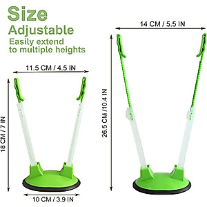 12 Pack Baggy Rack Stand Adjustable Freezer Bag Holder Stand Ziplock Bag Holder for Filling With No Food Spills or Kitchen Mess (Multicolor)