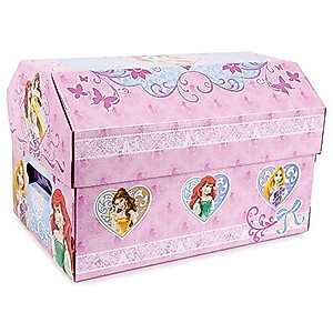 Disney Princess - 27 Piece Dress Up Trunk with Accessories - Ariel, Rapunzel, & Belle.