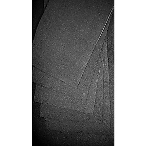 3mm Black Neoprene Fabric, Scuba Wetsuit Material, Fabric for Sewing, Thin Foam Rubber Sheet (Black, 1' x 2')