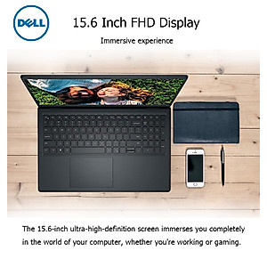 Dell Inspiron 15.6 Inch FHD Business Laptop, 12th Gen Intel Core i7-1255U, 32GB RAM, 1TB SSD, Windows 11 Pro, Backlit Keyboard, HDMI, Webcam, SD Card Reader, Black