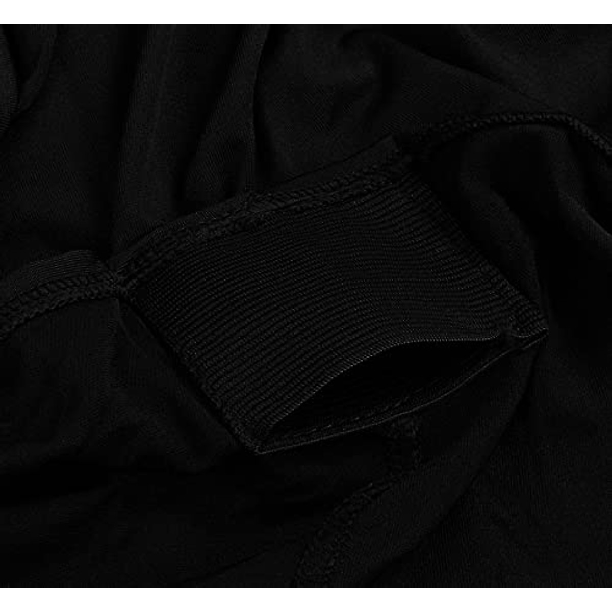 Utopia Kitchen Spandex Tablecloth 1 Pack [8FT, Black] Tight, Fitted, Washable and Wrinkle Resistant Stretch Rectangular Patio Table Cover for Event, Wedding & Parties [96Lx30Wx30H Inch]