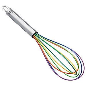 Kuhn Rikon "Colori" 10.75" of Silicone Whisk, Multicolor