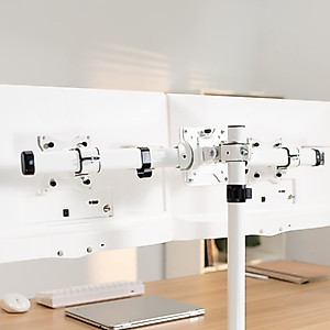 VIVO Dual VESA Bracket Adapter, Horizontal Assembly Mount for 2 Monitor Screens up to 27 inches, MOUNT-VW02A