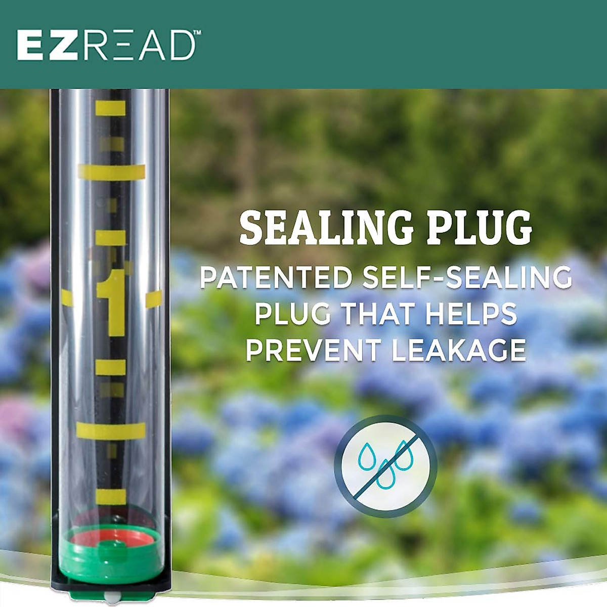 Headwind Consumer Products EZRead - Jumbo EZRead Rain Gauge with Float 820-0002 - Easy to Read, Waterproof,for Outdoor Use, 26 Inches Tall