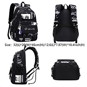 Mfikaryi Large capacity Kids Elementary School Backpack Primary Students Bookbag Knapsack for Boys